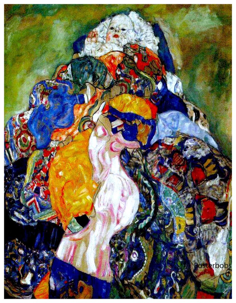 Gustav Klimt : Rare and Unique light canvas Giclees