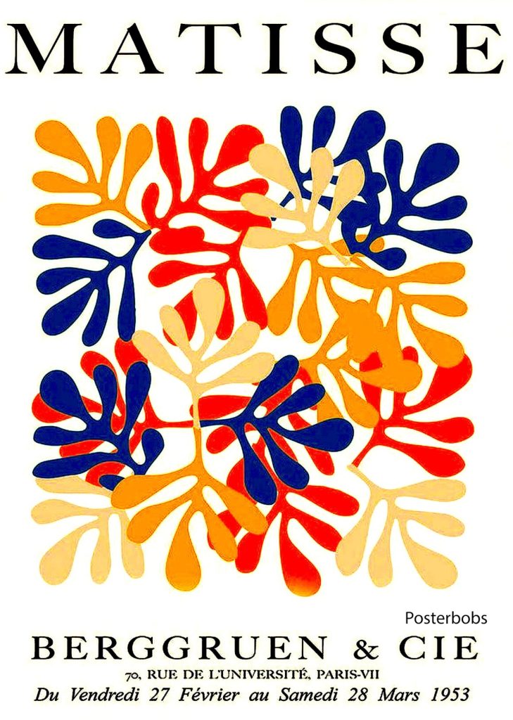 Henri Matisse : Rare and Unique light canvas Giclees