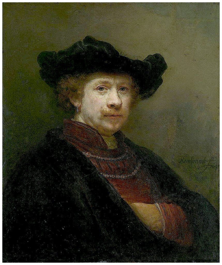 Rembrandt Van Rijn : Rare and Unique light canvas Giclees