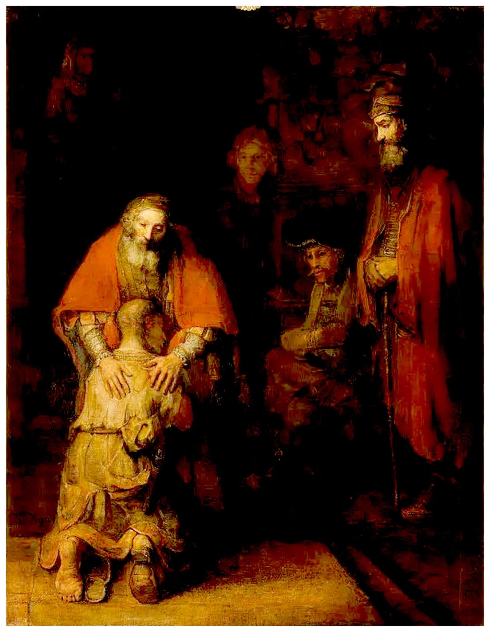 The Return of the Prodigal Son Rembrandt van Rijn - Posterbobs.com