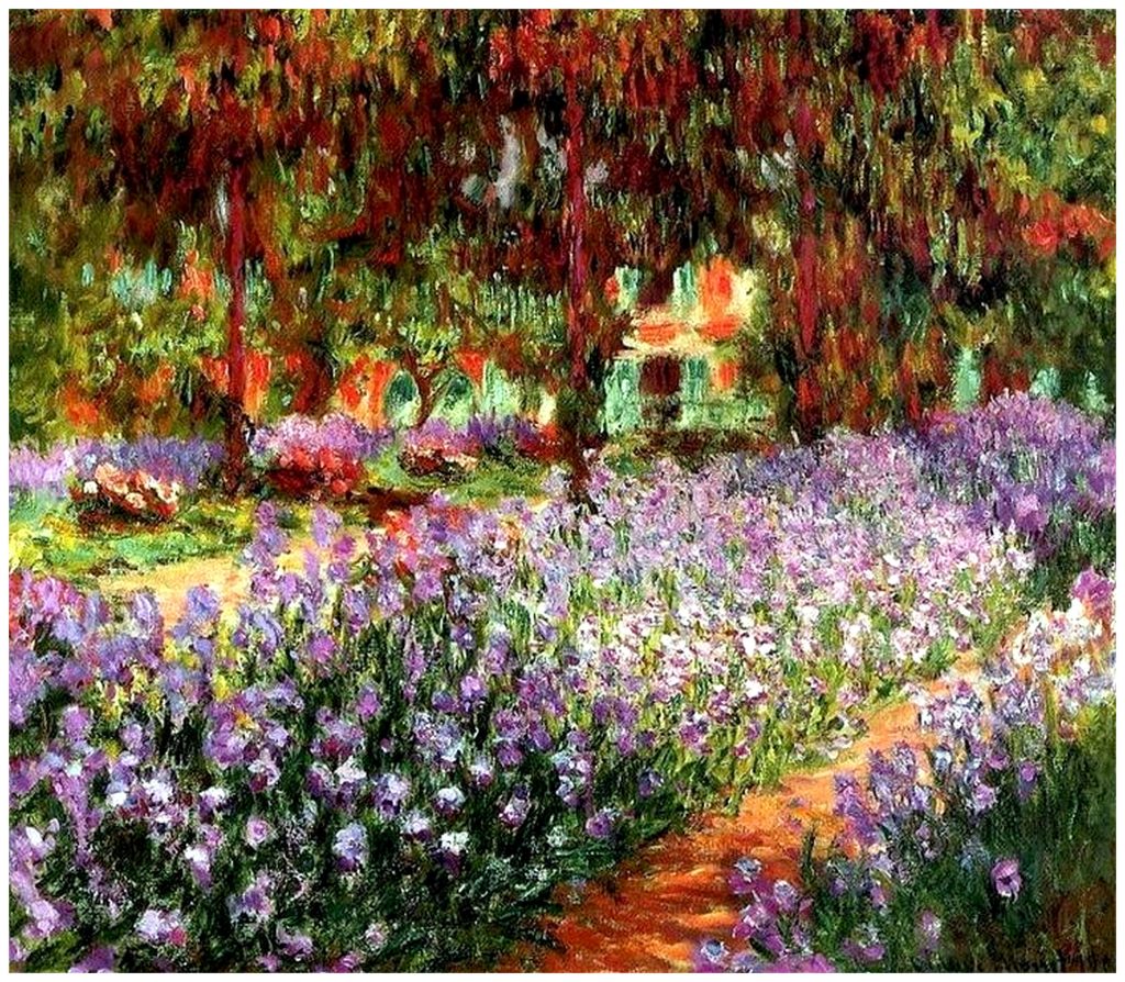 Claude Monet : Rare and Unique light canvas Giclees