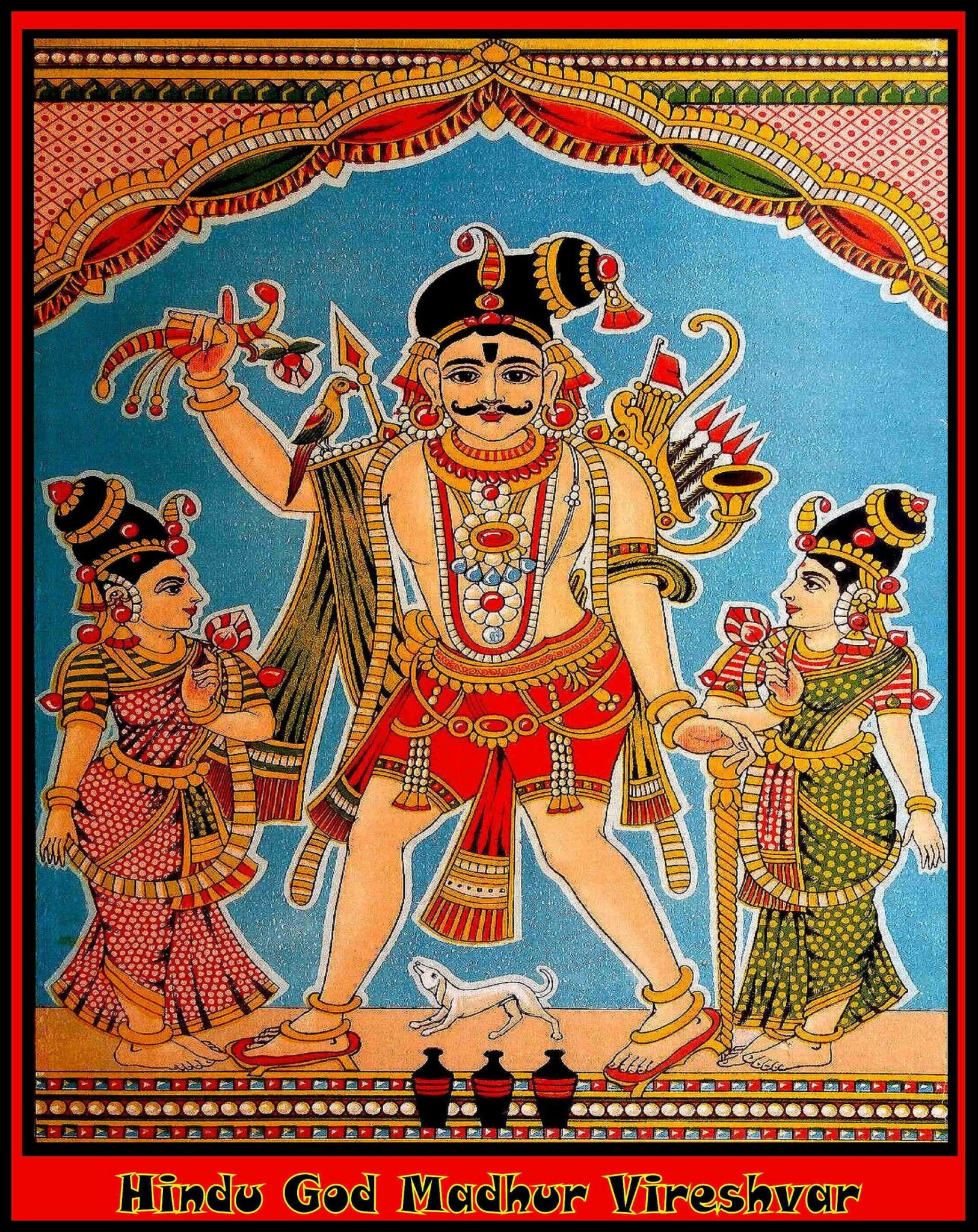 Hindu Gods and Goddesses : Unique light canvas Giclees