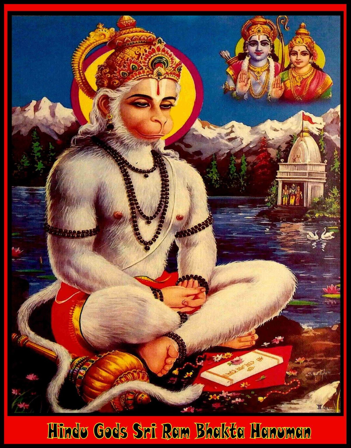 Hindu God SRI RAM BHAKTA HANUMAN - Posterbobs.com