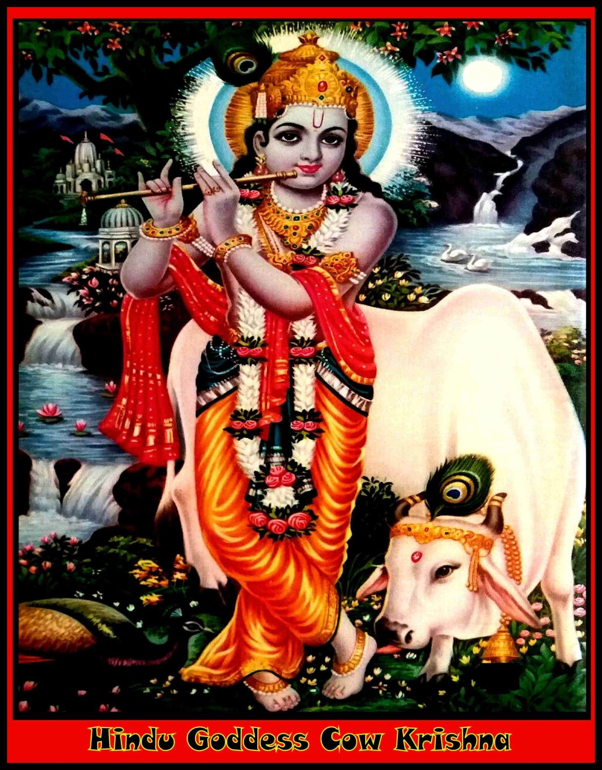 Hindu Goddess COW KRISHNA - Posterbobs.com