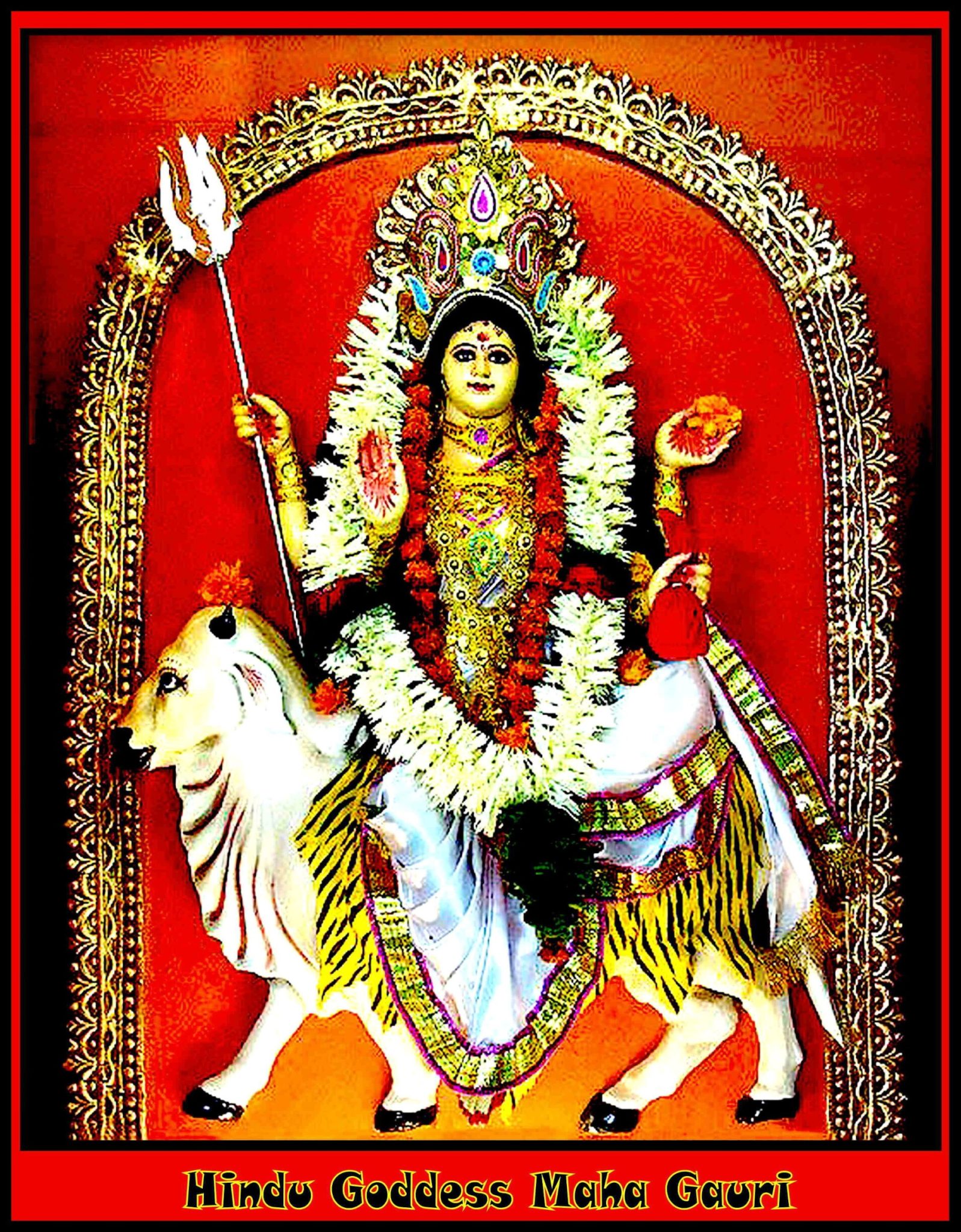 Hindu Goddess Maha Gauri - Posterbobs.com